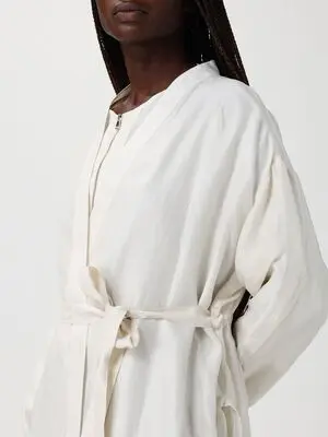 Fabiana Filippi Long Sleeve Draped Robe - Butter