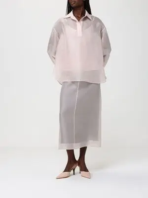 Agnona Midi Skirt - Pink