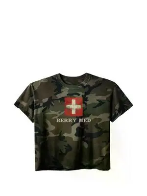 GV GALLERY Camouflage-pattern T-shirt