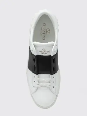 Valentino Garavani Open Leather Low Top Sneakers - White 1