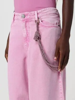 Pinko Wide-leg Jeans - Pink