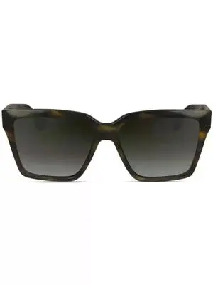 Victoria Beckham Marbled Sunglasses - Green