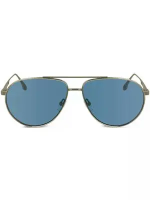 Victoria Beckham Pilot-frame Sunglasses - Gold