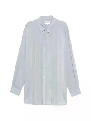 MAISON MARGIELA Striped Shirt - Blue