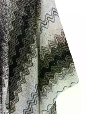 Missoni Chevron Fringed Poncho