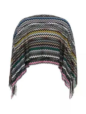 Missoni Fringe Zigzag Poncho