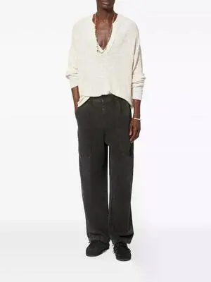 MARANT Ilyan Cotton Trousers - Grey