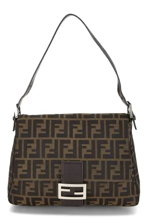 Fendi Zucca Canvas Mamma Shoulder Bag