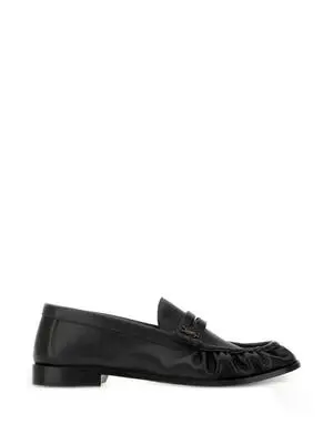 Saint Laurent Logo-plaque Loafers
