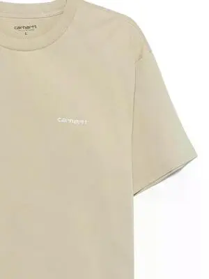 Carhartt Work In Progress Script-embroidery T-shirt