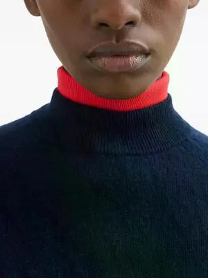 JIL SANDER Ribbed High-neck Neck Warmer