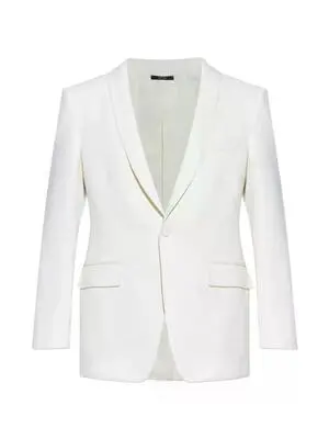 TOM FORD Shawl-lapel Pocket Blazer - White