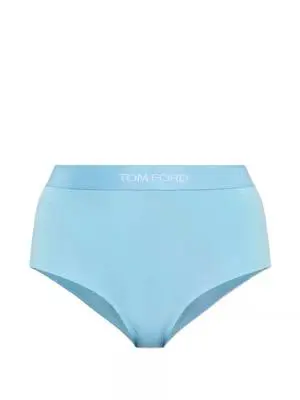 TOM FORD Logo-trim Briefs - Blue