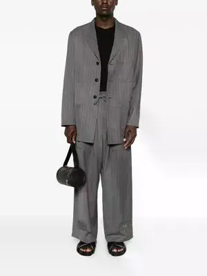 Y3 Pinstripe-pattern Trousers