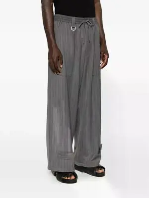 Y3 Pinstripe-pattern Trousers