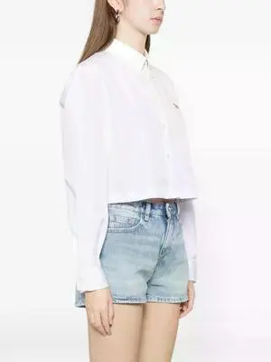 Maison Kitsuné Baby Fox Cropped Shirt