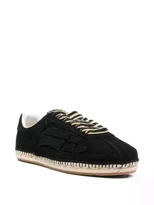 Amiri Pacific Bones Espadrille - Black