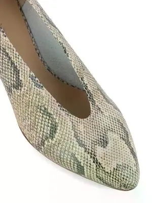 DEL CARLO Snakeskin Pumps