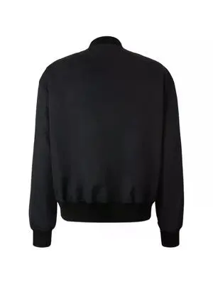 JIL SANDER Embroidery Button Bomber Jacket