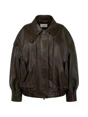 STUDIO TOMBOY Faux-leather Jacket - Brown