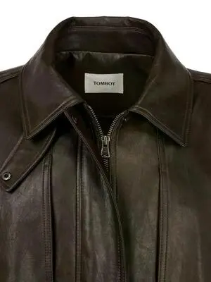 STUDIO TOMBOY Faux-leather Jacket - Brown