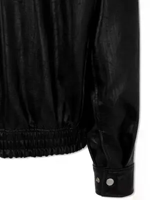 STUDIO TOMBOY Collared Bomber Jacket - Black