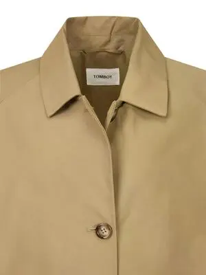 STUDIO TOMBOY Buttoned Trench Coat - Neutrals