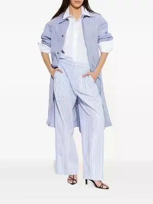Rag & Bone Striped Buttoned Coat