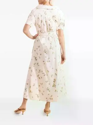 Altuzarra Lydia Floral-pattern Dress - Neutrals
