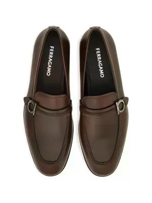 FERRAGAMO Loafers With Gancini Embellishment