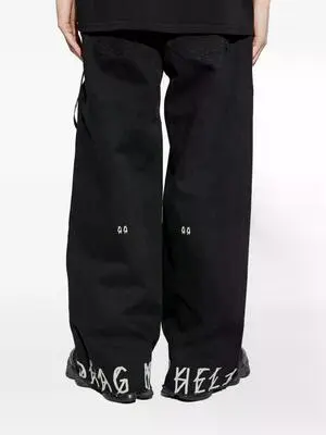 44 LABEL GROUP Logo Trim Trousers