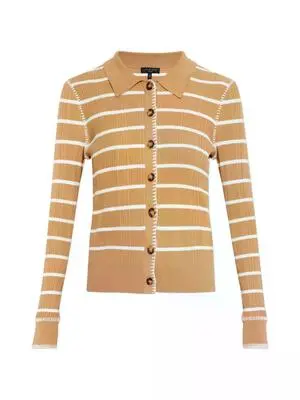 Rag & Bone Striped Button Cardigan - Neutrals