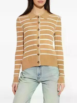 Rag & Bone Striped Button Cardigan