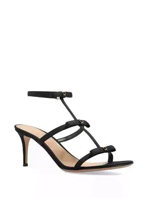 GIANVITO ROSSI Bow Leather Sandals