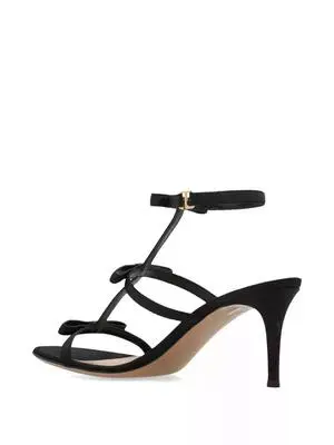GIANVITO ROSSI Bow Leather Sandals