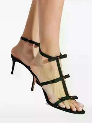 GIANVITO ROSSI Bow Leather Sandals