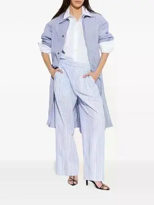 Rag & Bone Striped Pleated Trousers