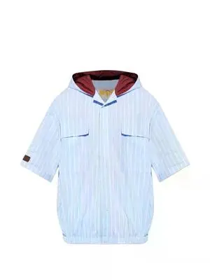 PDF Striped Hooded Shirt