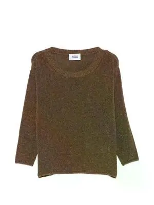 Alpha Studio Crew-neck Sweater - Brown