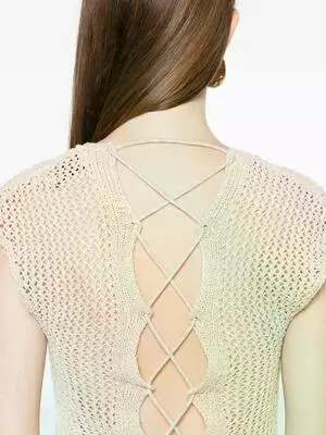 Alpha Studio Open-back Top