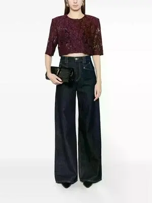 Pinko Lace Cropped Jacket