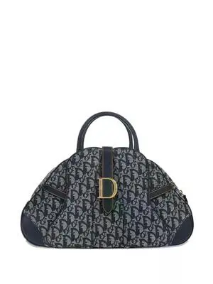 Dior 2000 Double Saddle Trotter Tote Bag