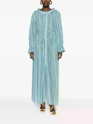 Pinko Striped Maxi Dress