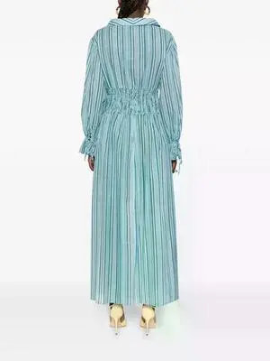 Pinko Striped Maxi Dress