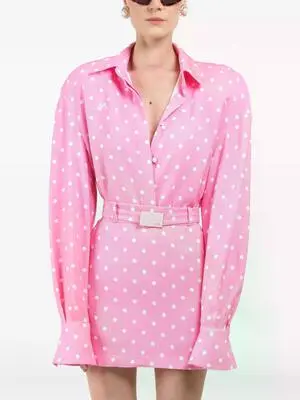 ROWEN ROSE Polka Dot Oversized Shirt