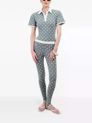 ROWEN ROSE Polka-dot Leggings
