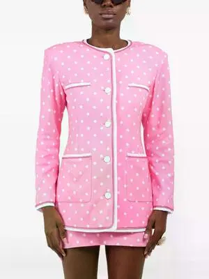 ROWEN ROSE Polka-dot Jacket - Pink