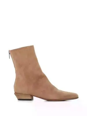 PANTANETTI Zip Suede Boots