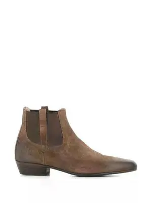 PANTANETTI Pull-on Leather Boots - Brown