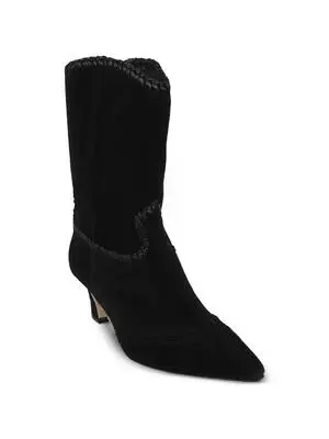 Ermanno Scervino Topstitch Heeled Boots